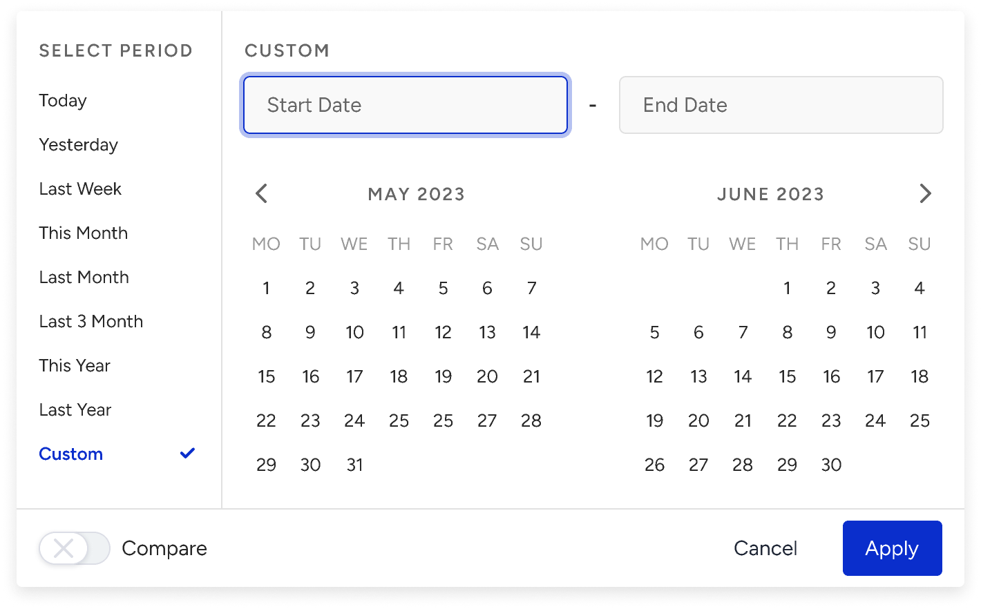 Guideline | Calendar Popover | Made with Supernova