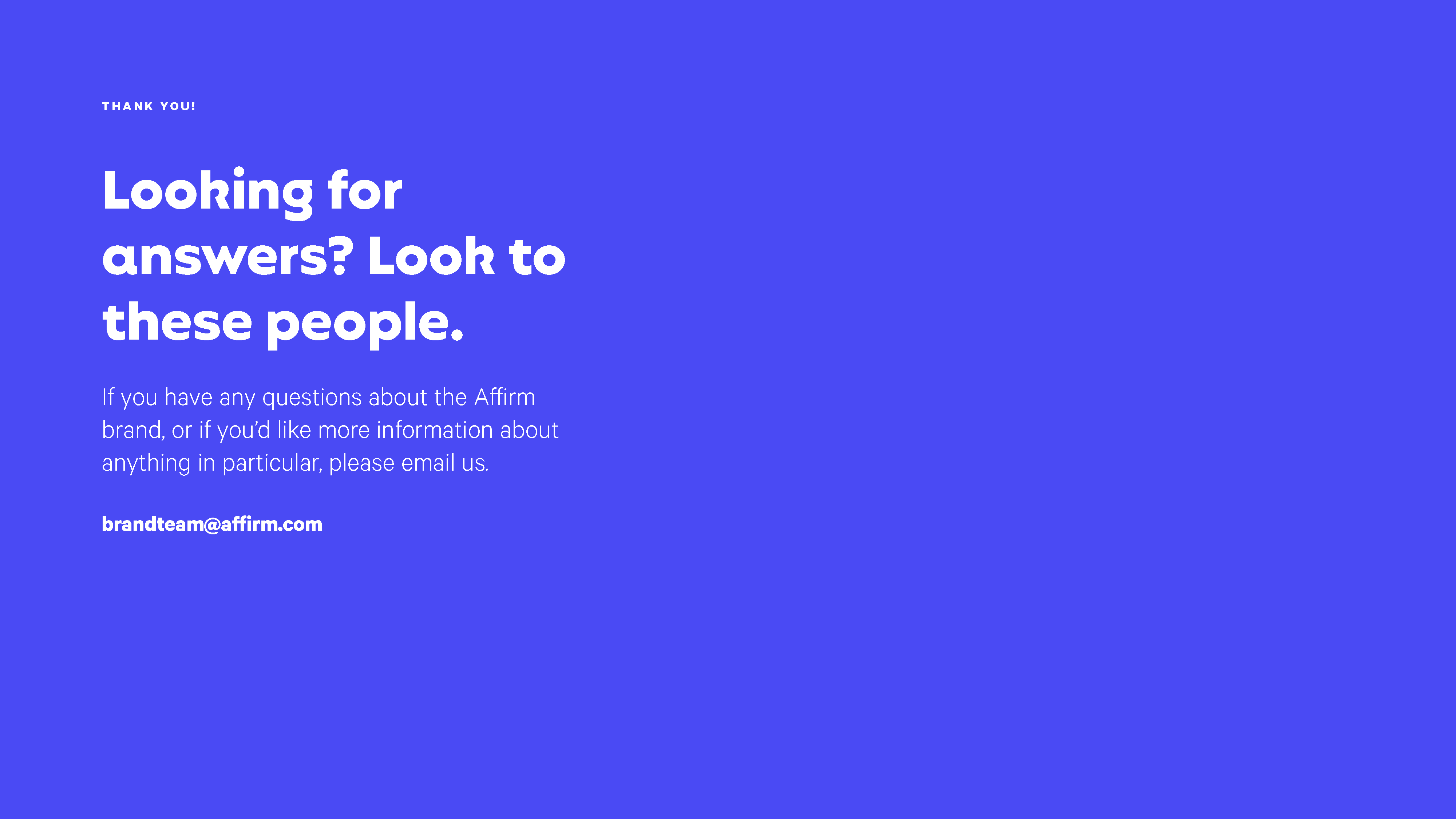 Affirm Design System