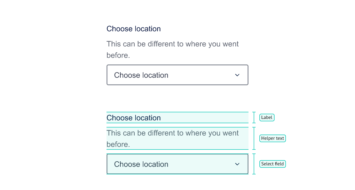 Select | Forms | Compound Design System