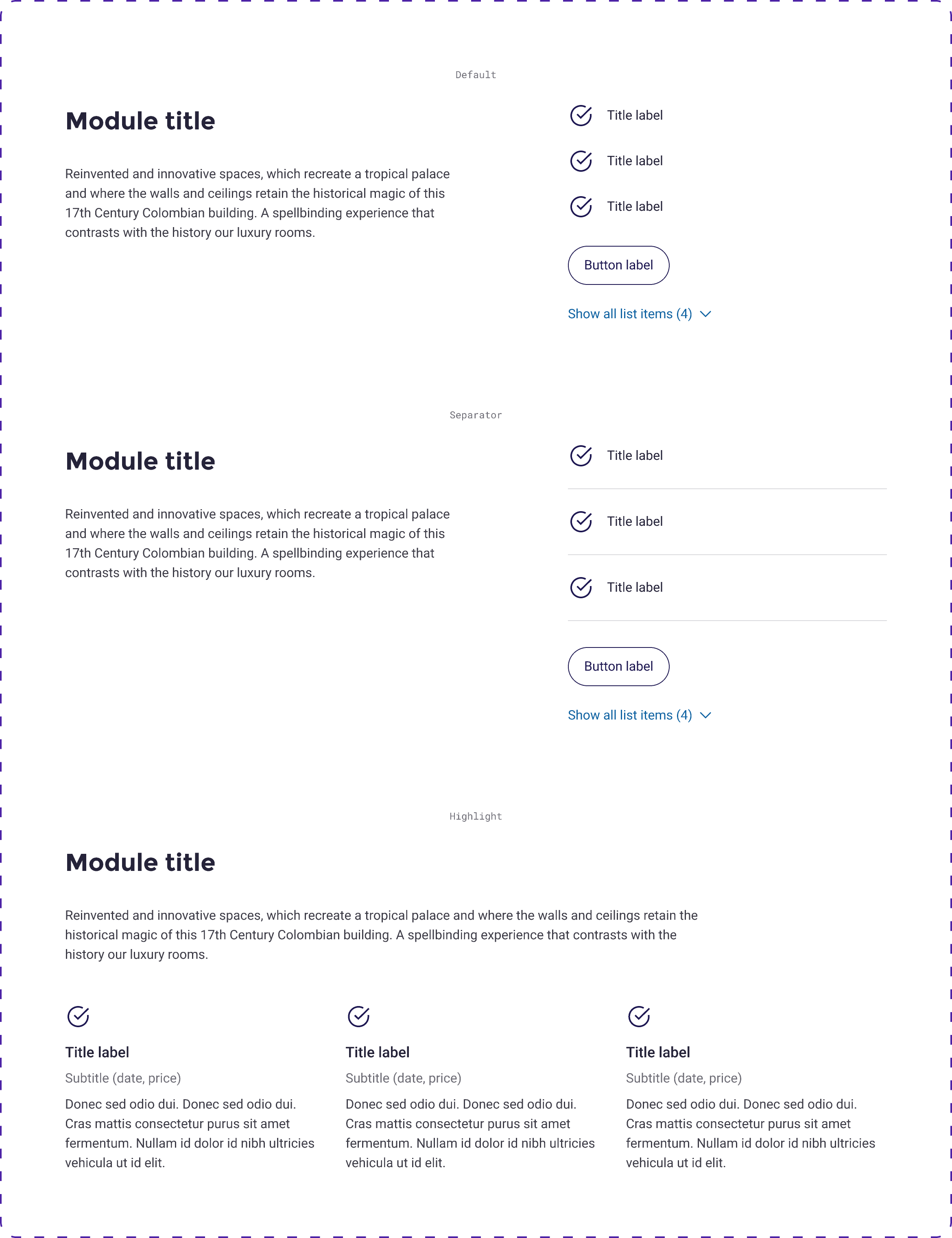 Overview | List | Welcome by Accor