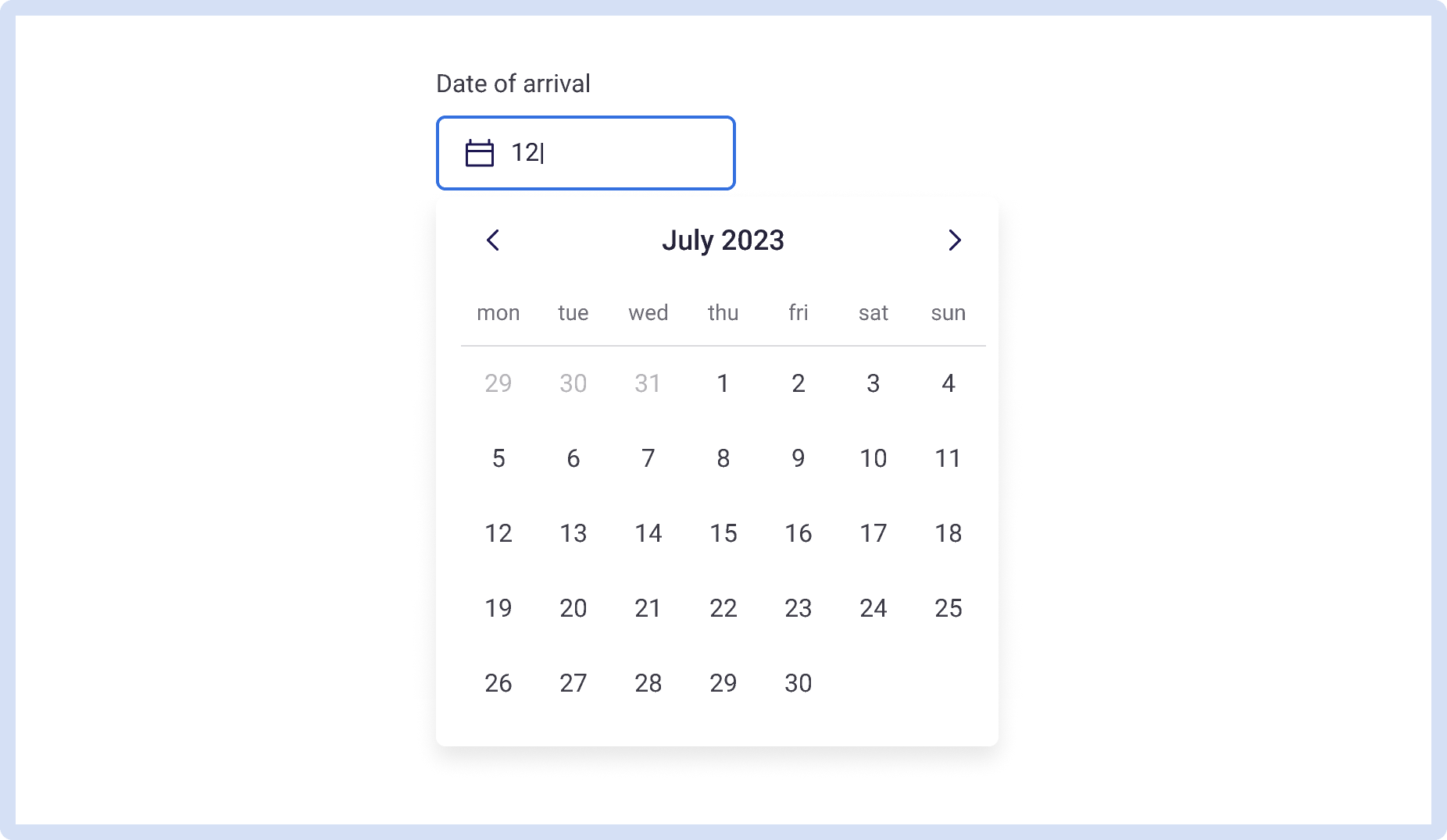 Accessibility | Date Picker | Welcome by Accor