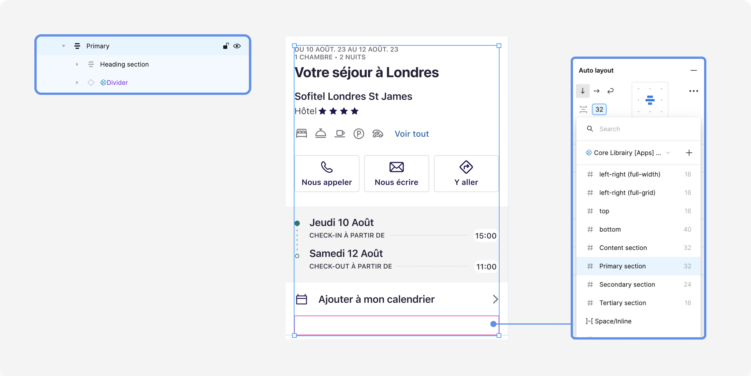 App | Space in pages | Welcome by Accor