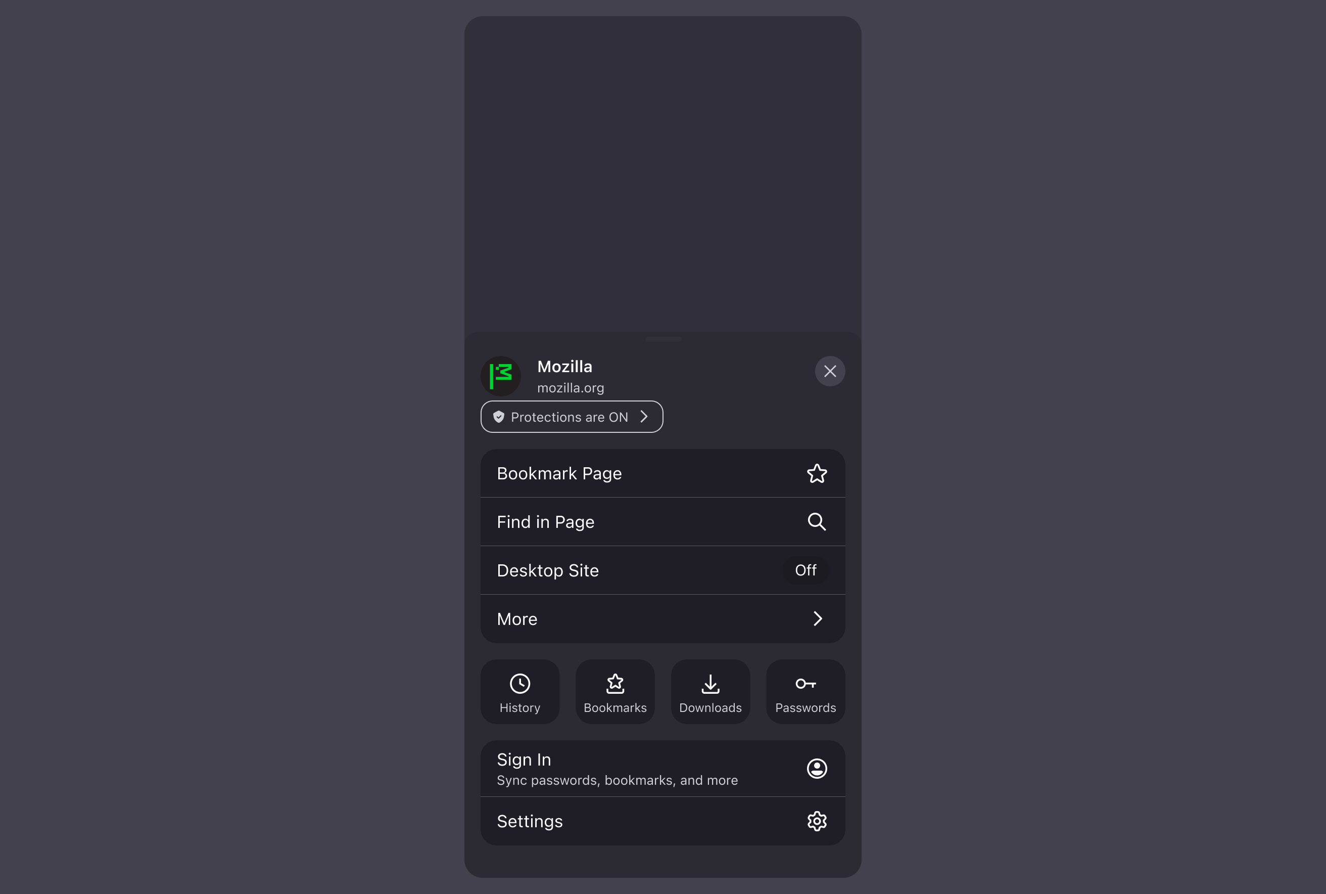 iOS | Bottom sheet - Acorn Design System