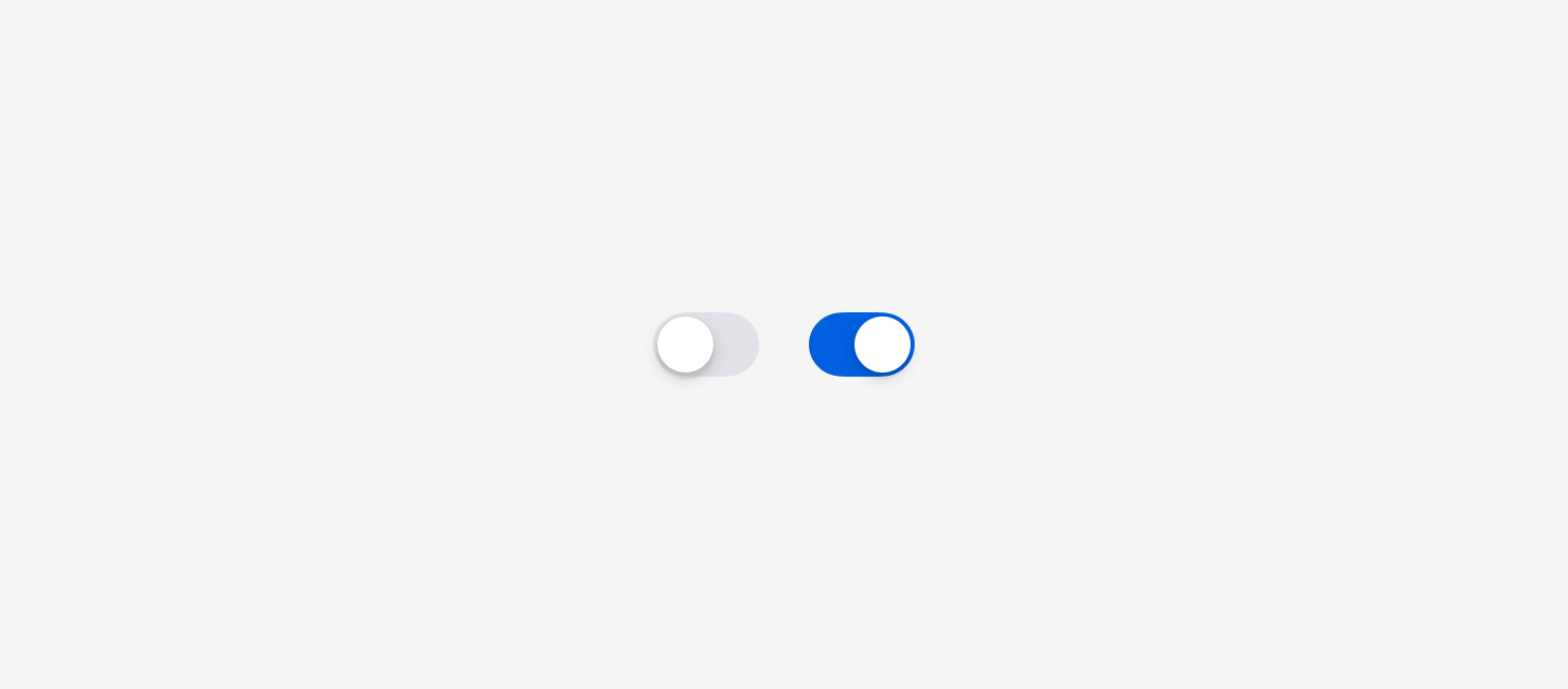 iOS | Switch/Toggle - Acorn Design System