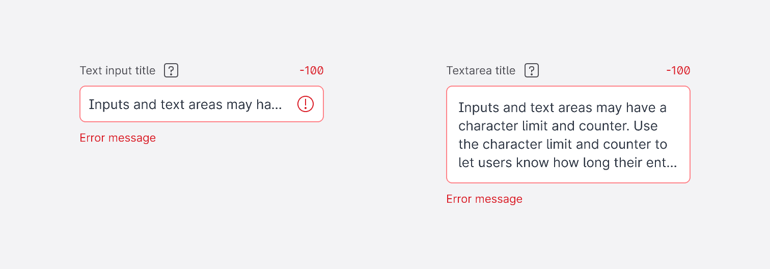 Usage | Text input | Soul Design System