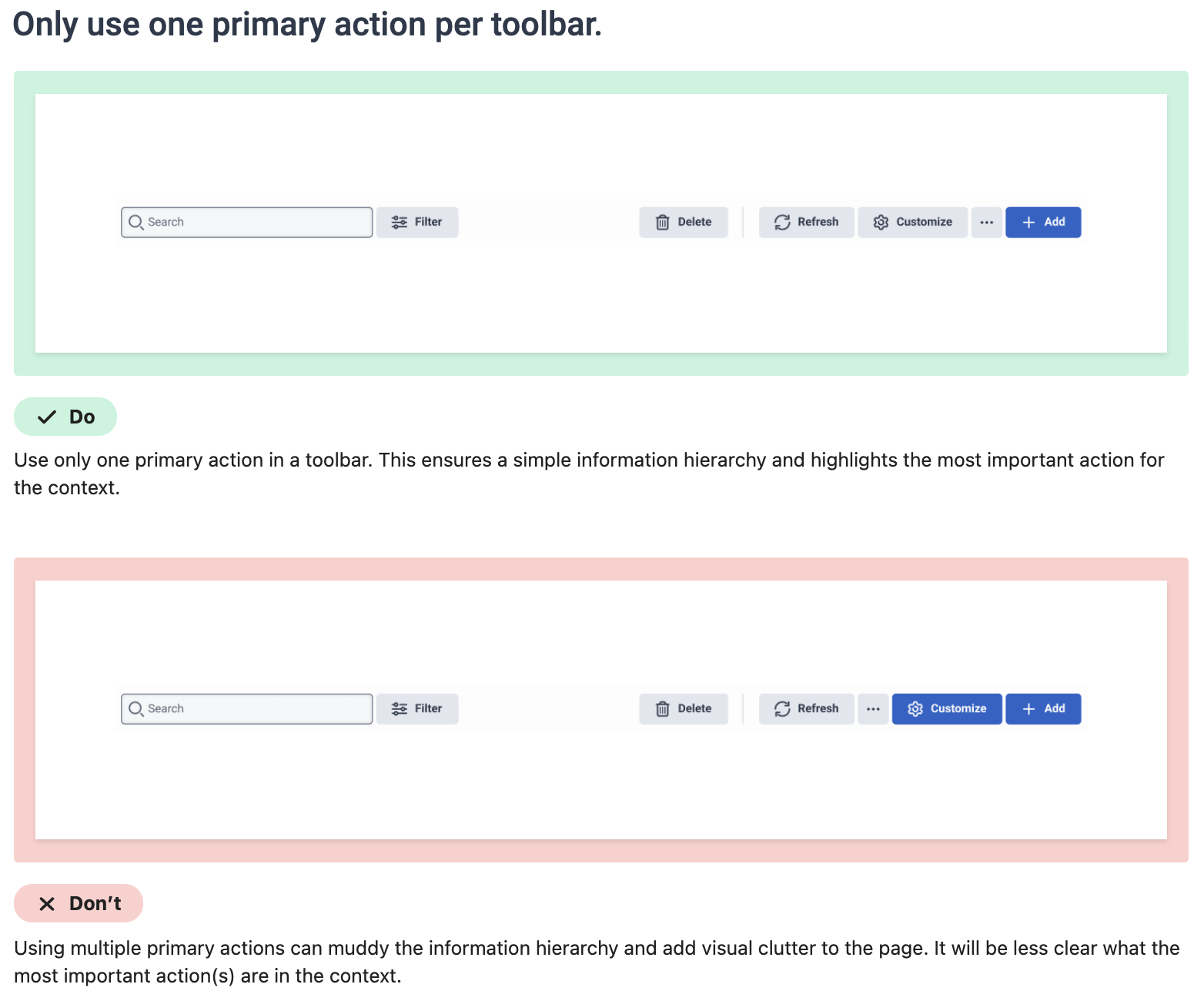 Usage | Table Toolbar | Made with Supernova