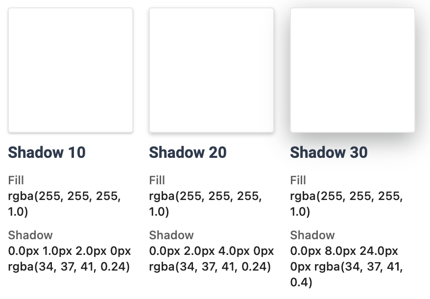 Usage | Shadows and Elevation | Made with Supernova