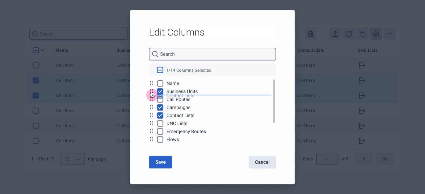 Design | Table Toolbar | Made with Supernova