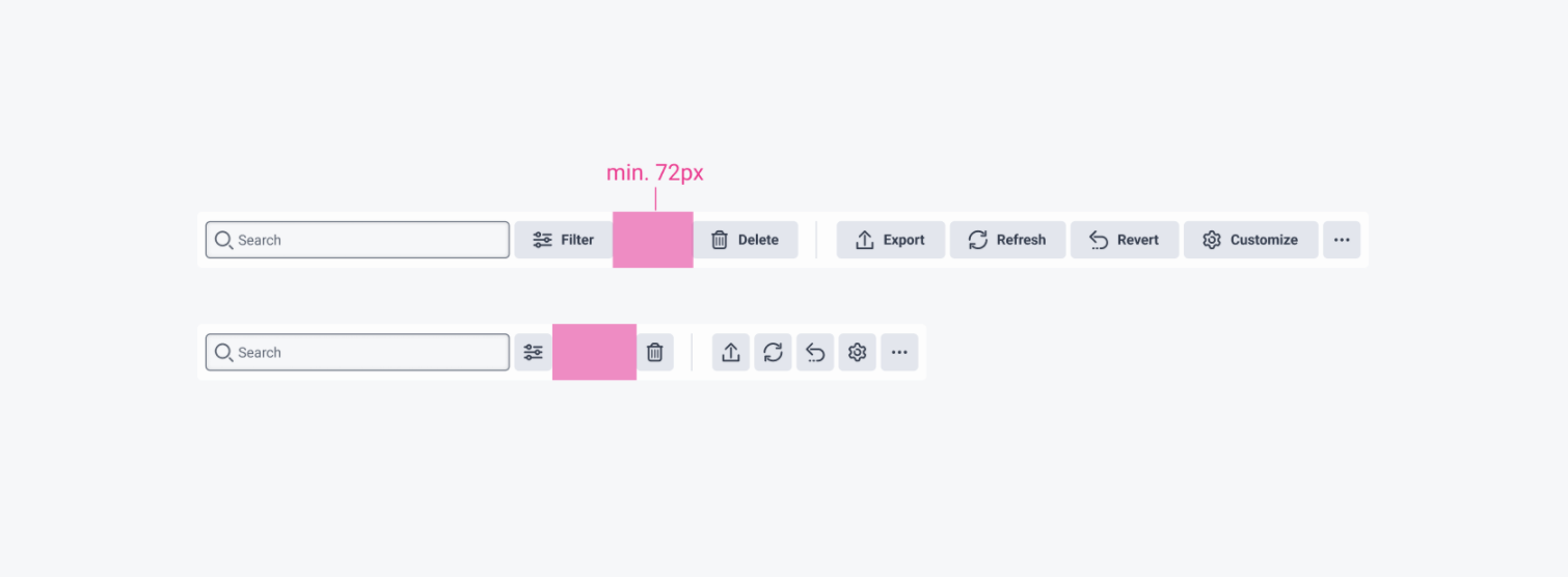 Design | Table Toolbar | Made with Supernova