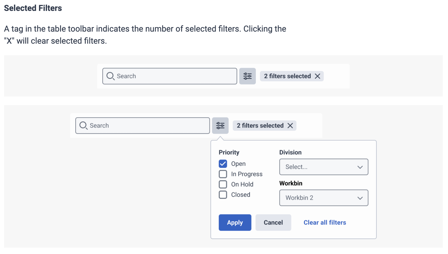 Design | Table Toolbar | Made with Supernova