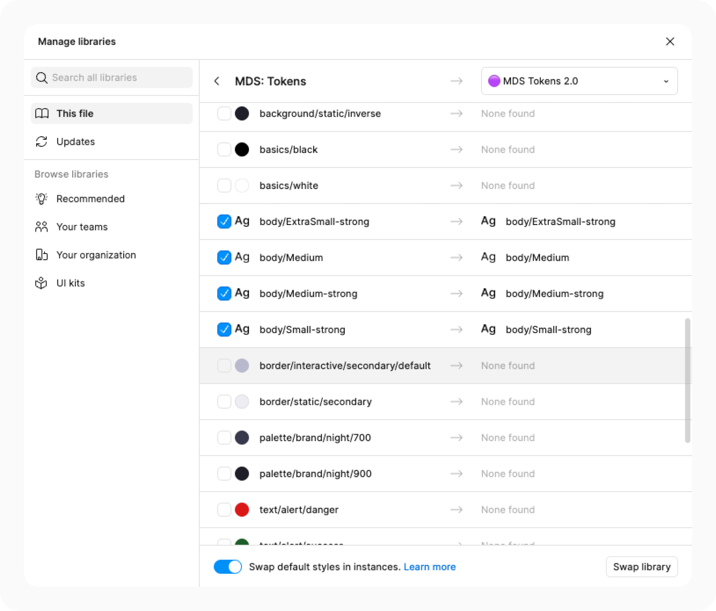 Figma Libraries 2.0 | Made with Supernova