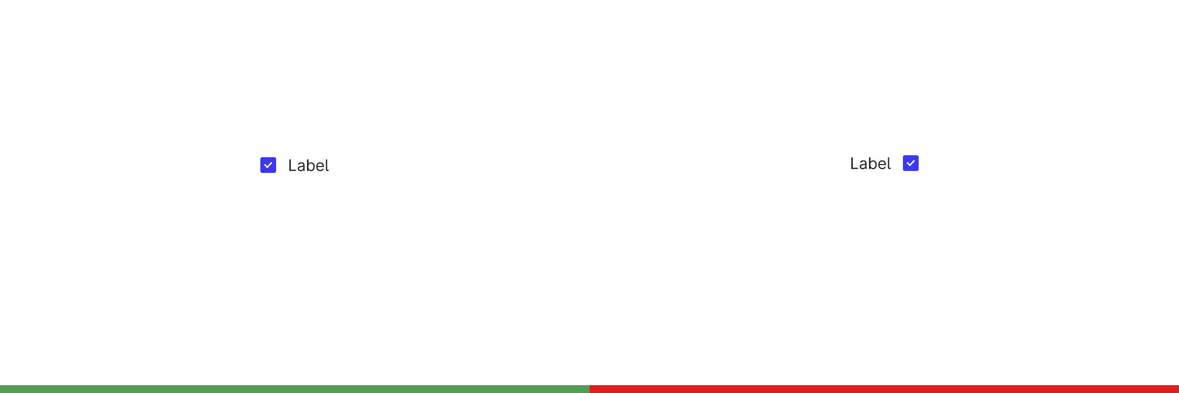 Usage | Checkbox | Made with Supernova