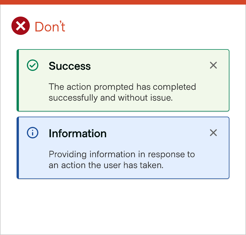Usage | Alert banner | Made with Supernova