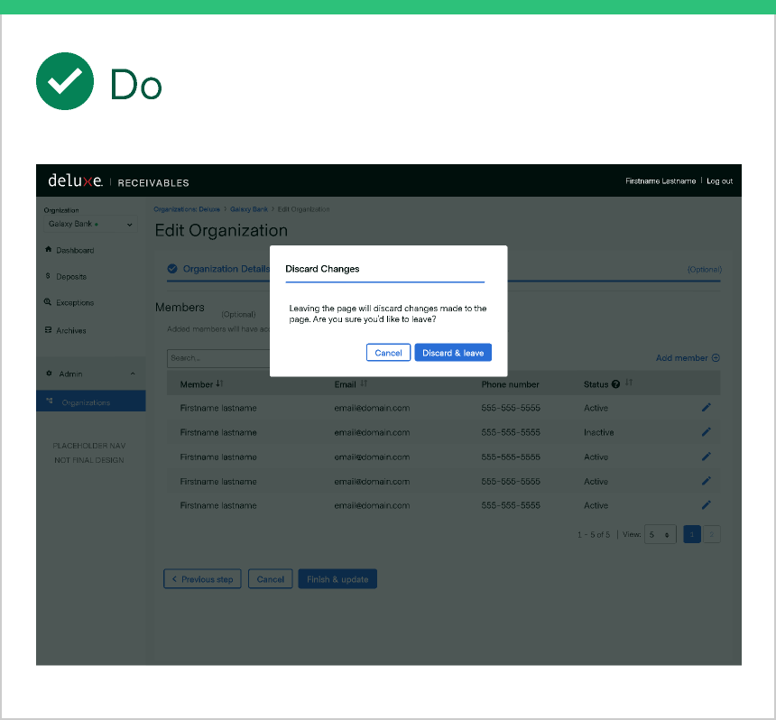Usage | Modal Overlay | Made with Supernova