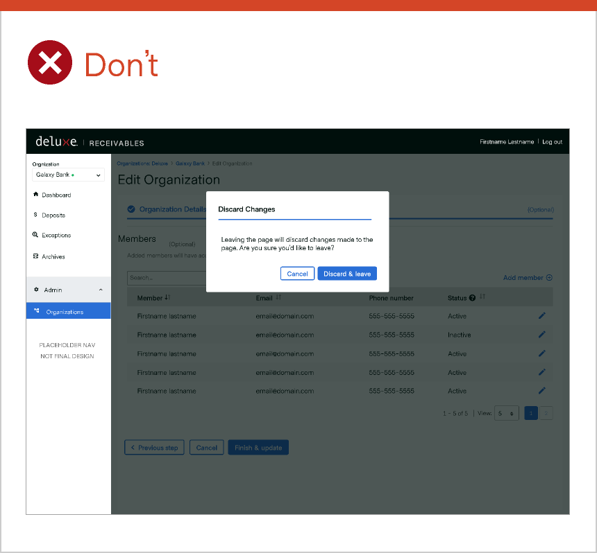 Usage | Modal Overlay | Made with Supernova