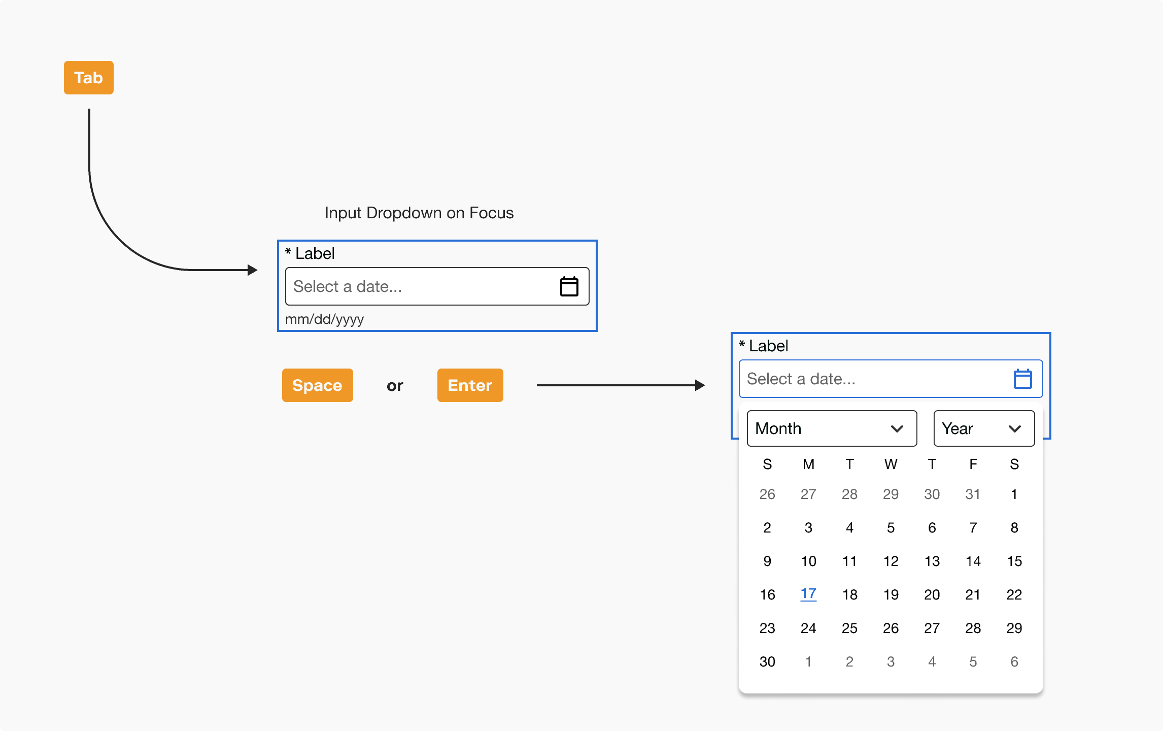 Accessibility | Date Picker | Made with Supernova