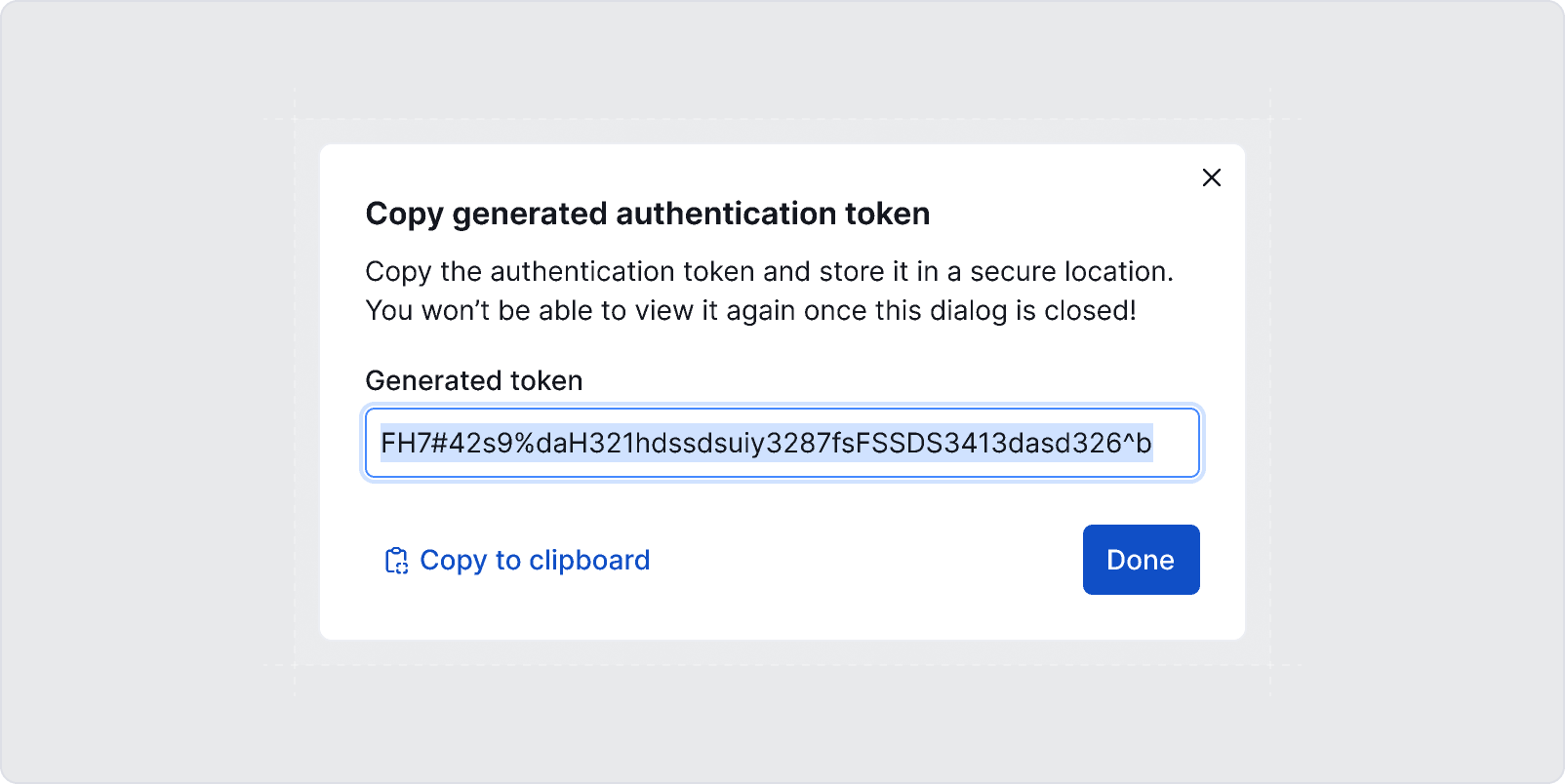 Authentication tokens | Made with Supernova