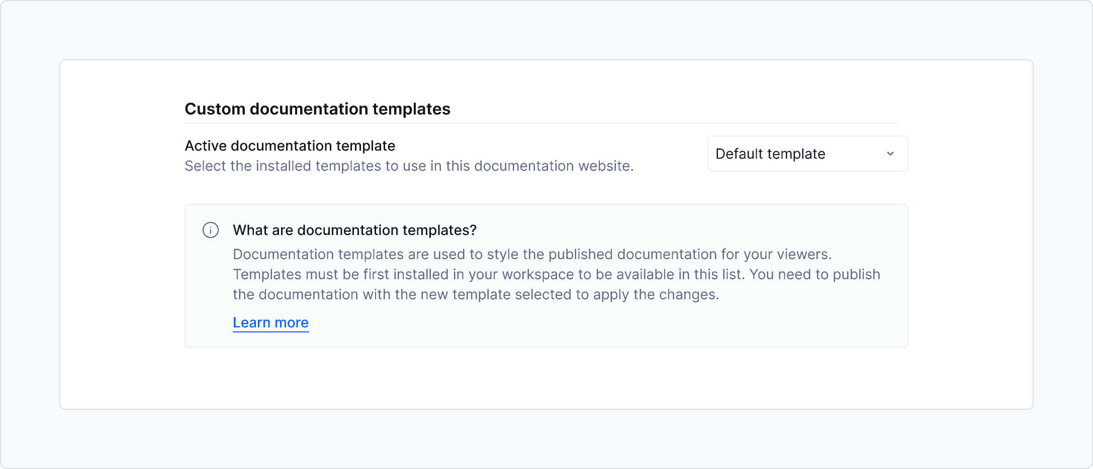 Custom documentation templates | Made with Supernova