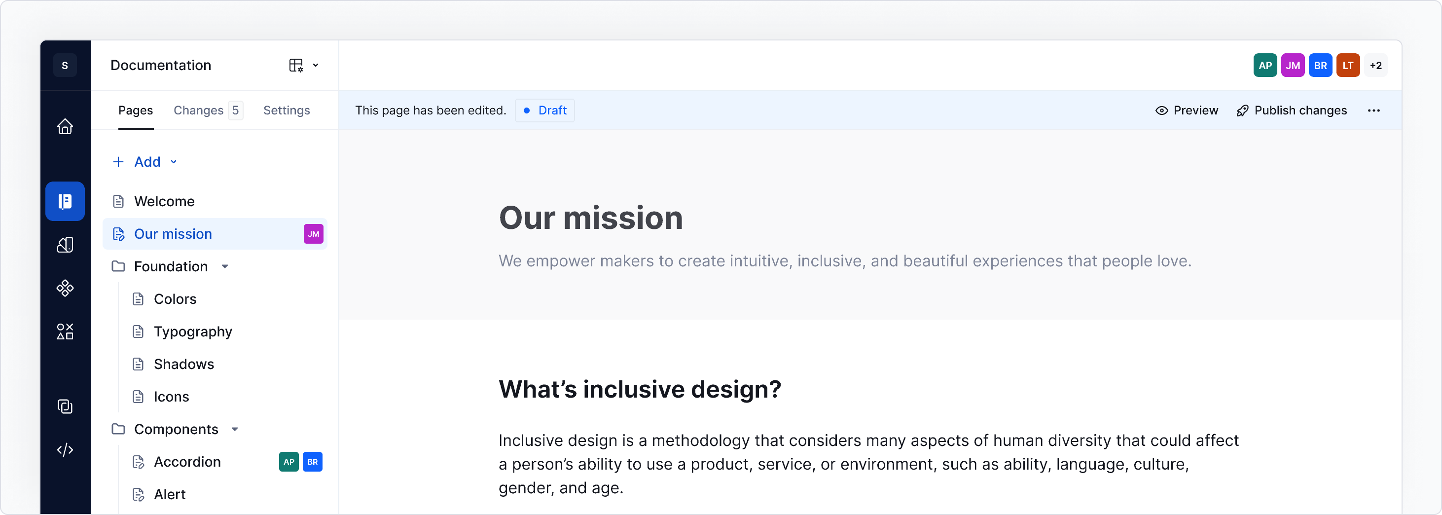Page drafts | Made with Supernova