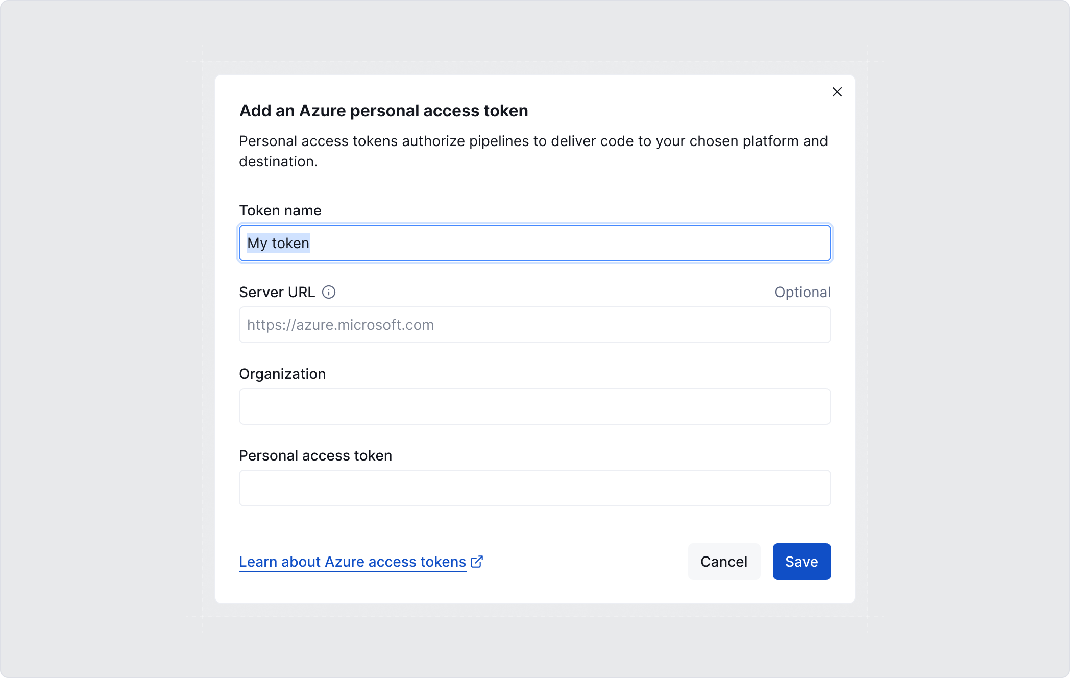 Azure | Open a pull request | Made with Supernova
