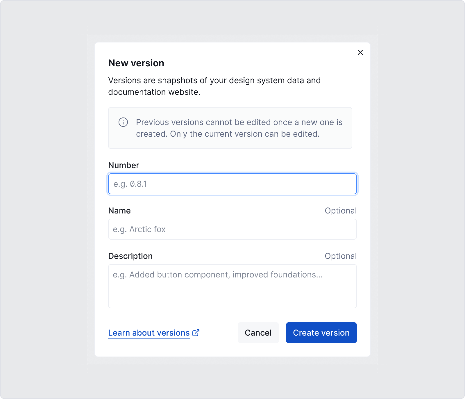Versioning Made With Supernova