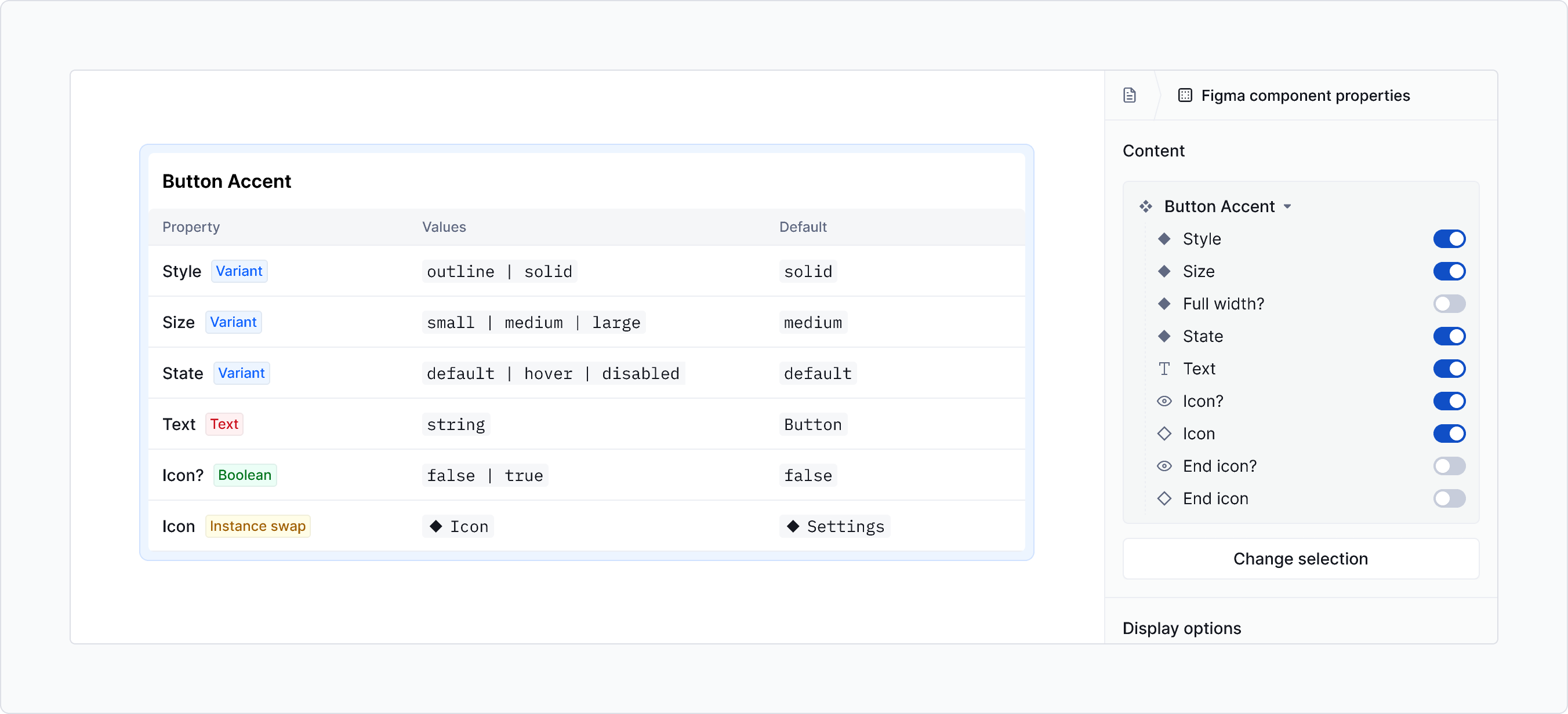 Figma component blocks improvements | Made with Supernova