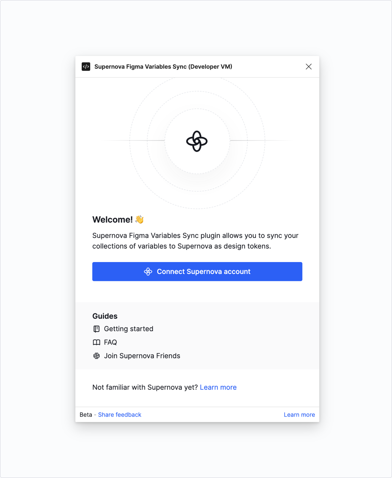 Getting started | Importing Figma variables | Made with Supernova