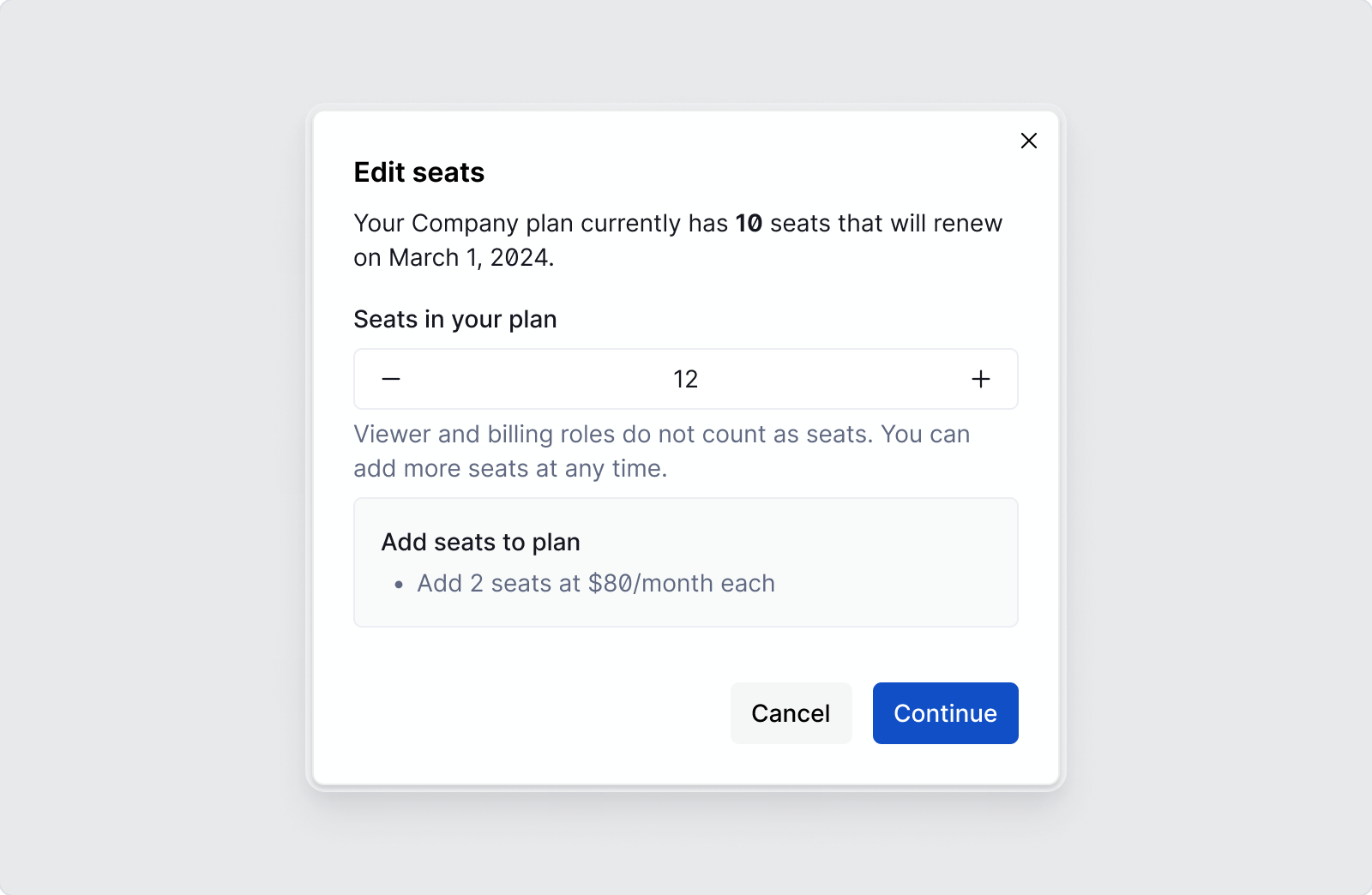 Plan settings | Made with Supernova