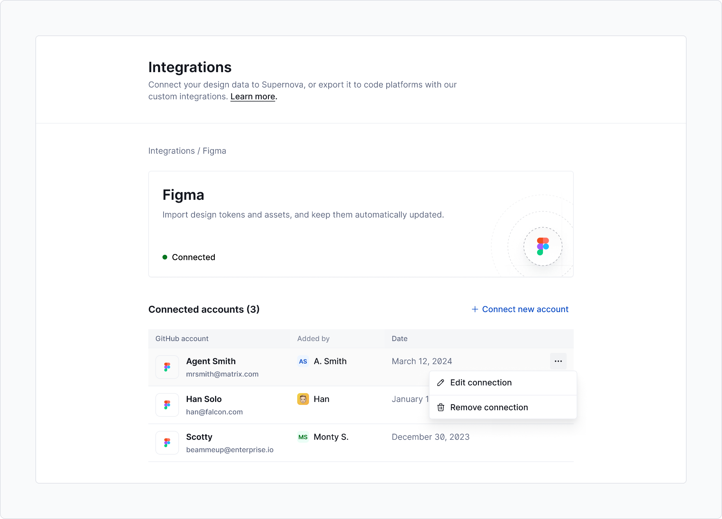 Integrations | Made with Supernova