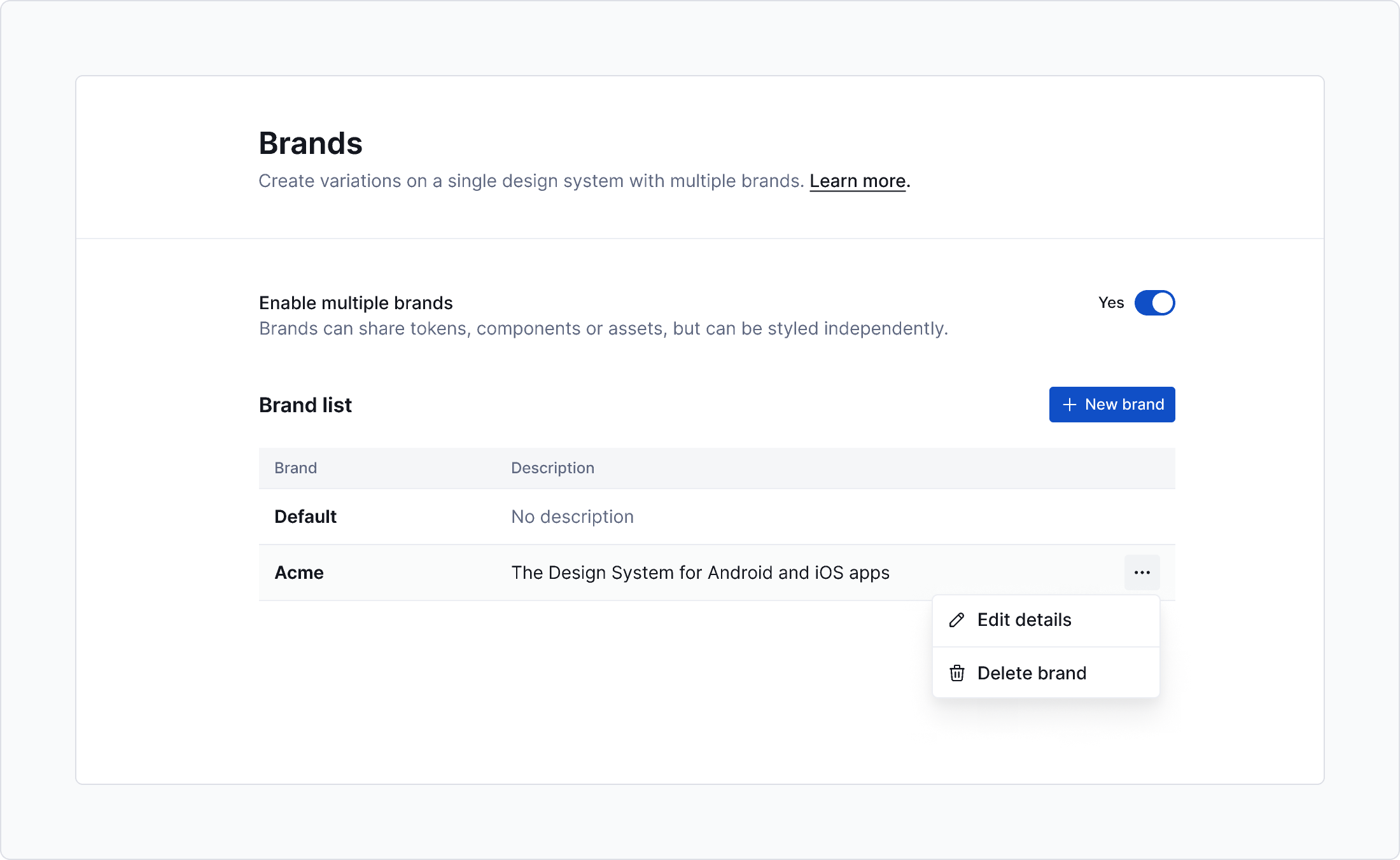 Multi-brand design systems | Made with Supernova