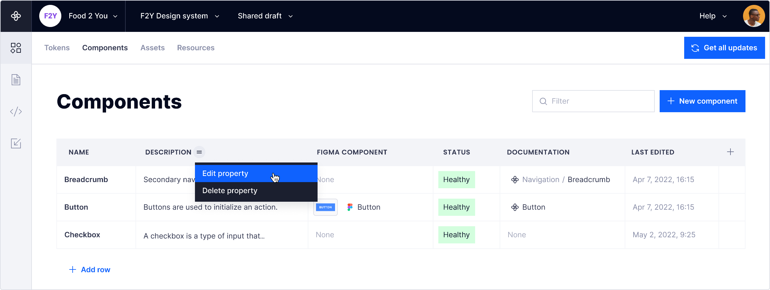 Component properties | Made with Supernova