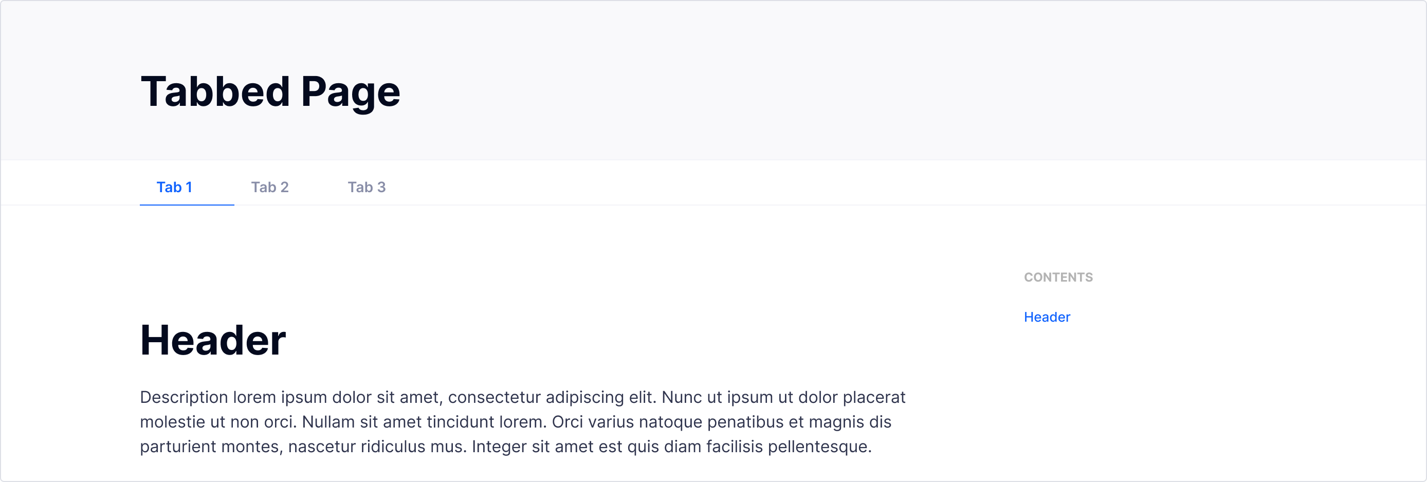 Tabbed pages | Site structure | Made with Supernova