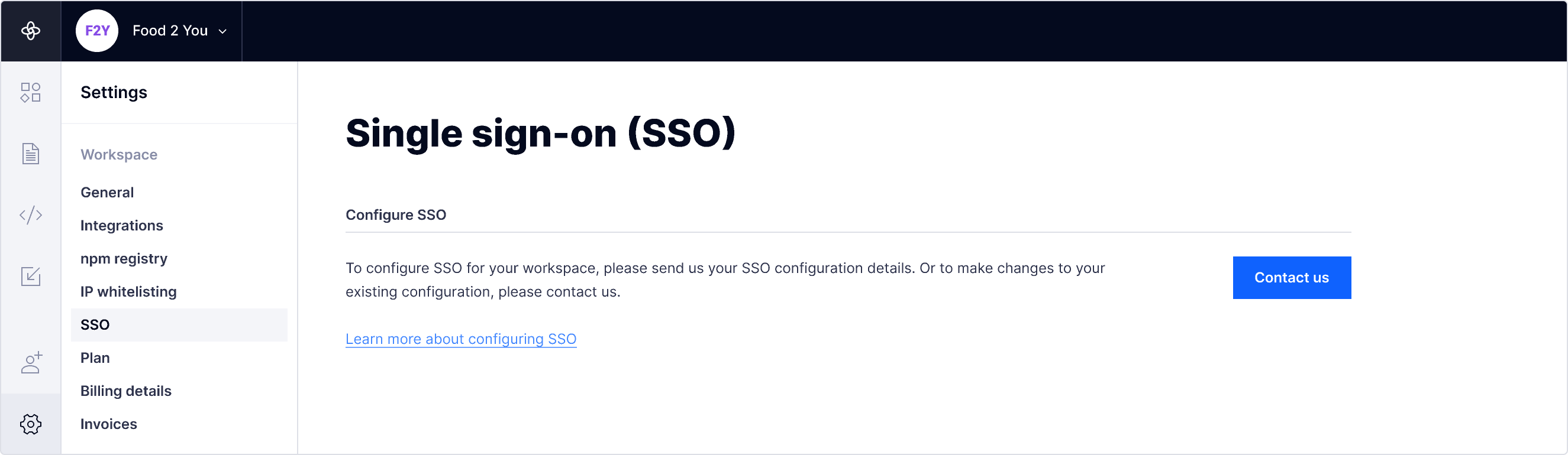 Overview | Single sign-on (SSO) | Made with Supernova