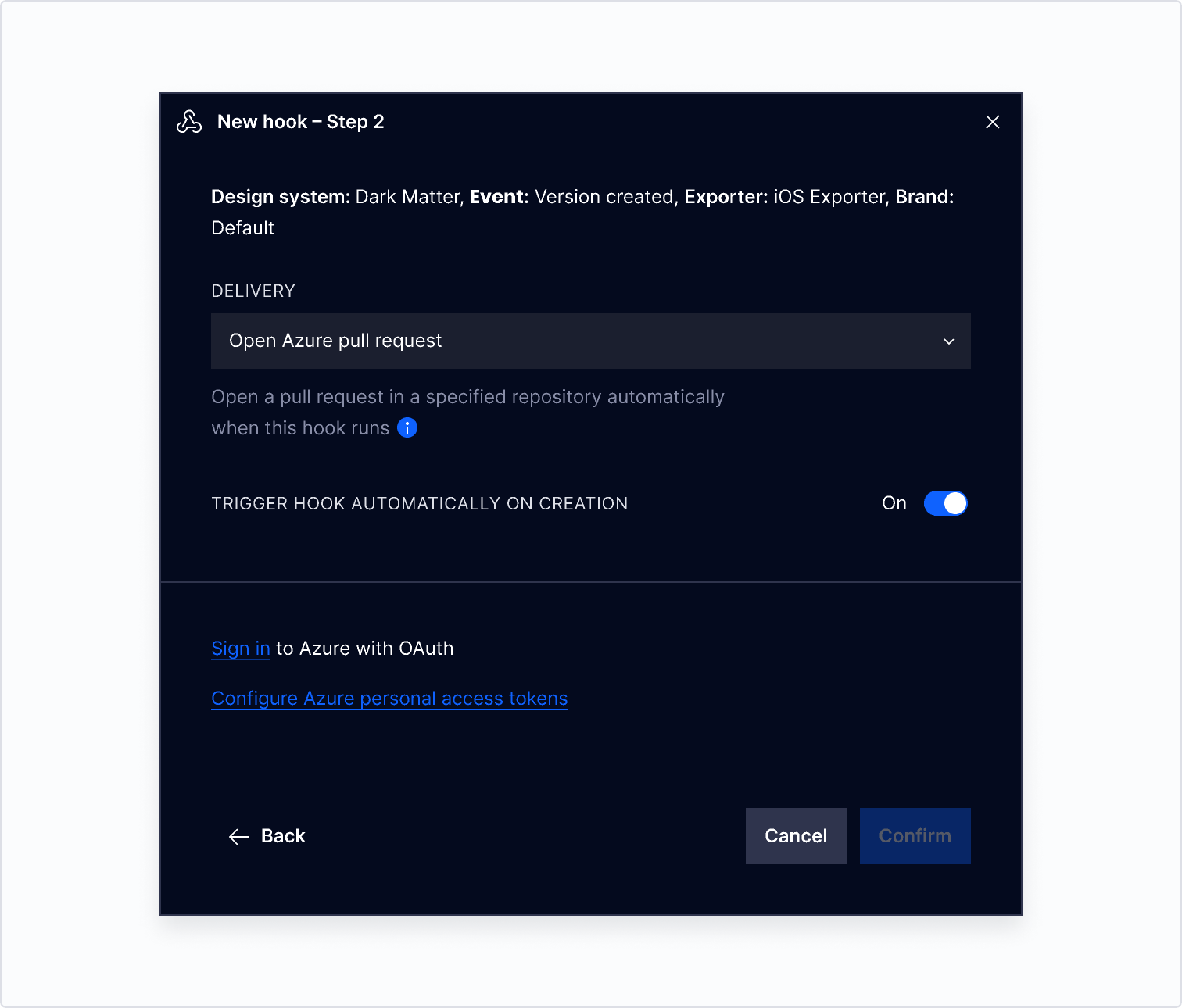 Azure | Open a pull request | Made with Supernova