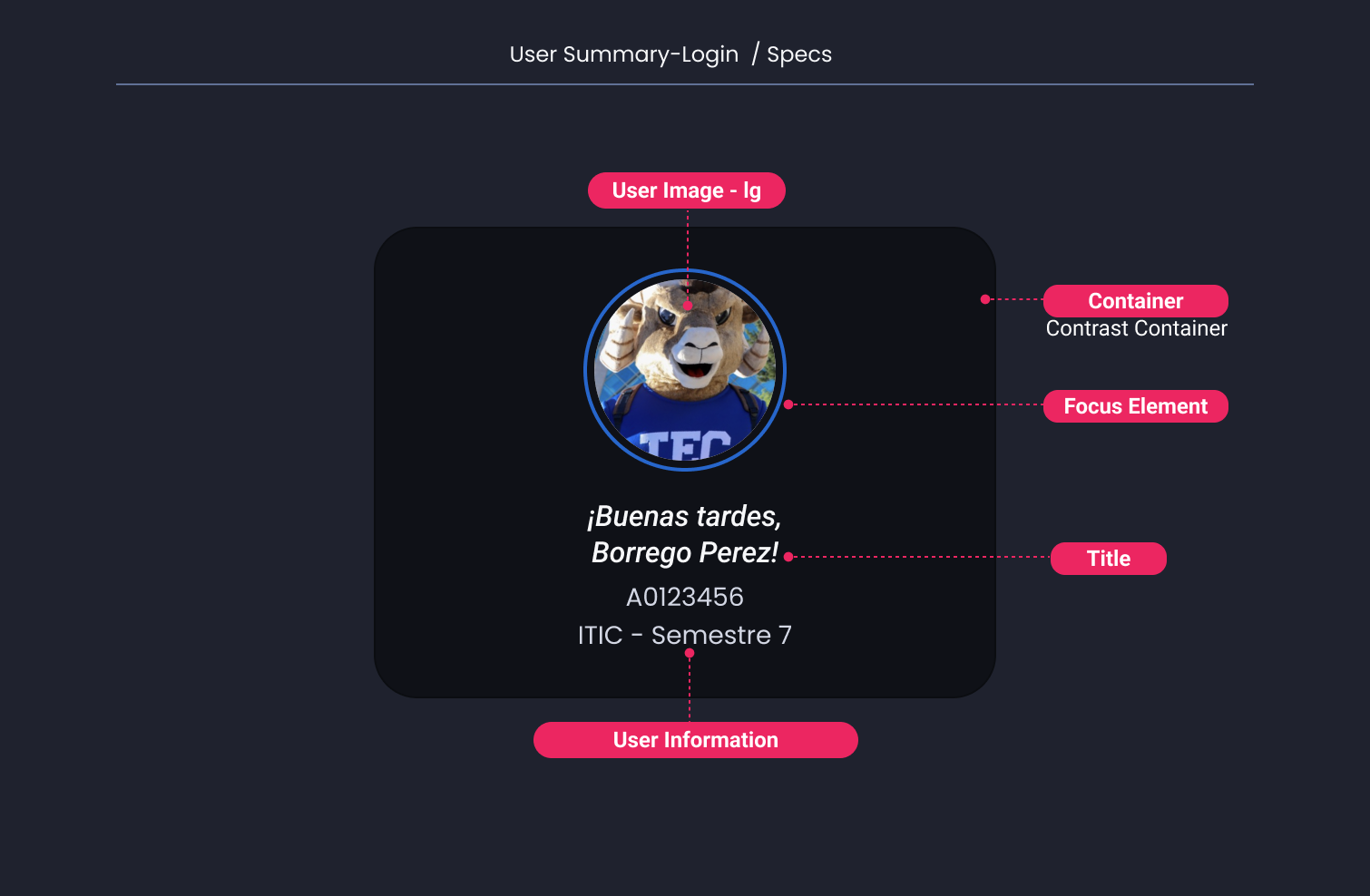 Descripción general | User summary | Made with Supernova