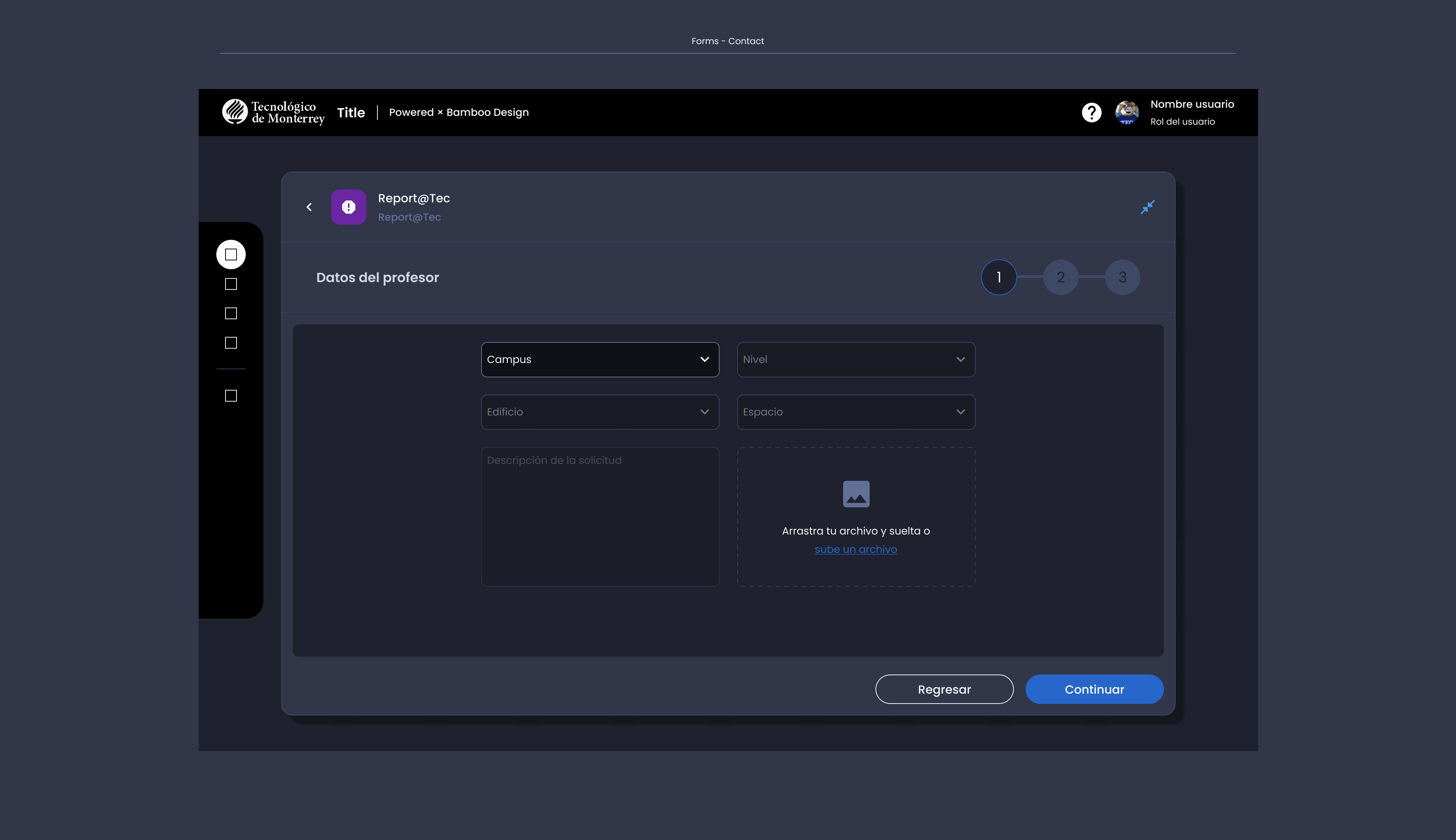 Descripción general | Forms | Made with Supernova