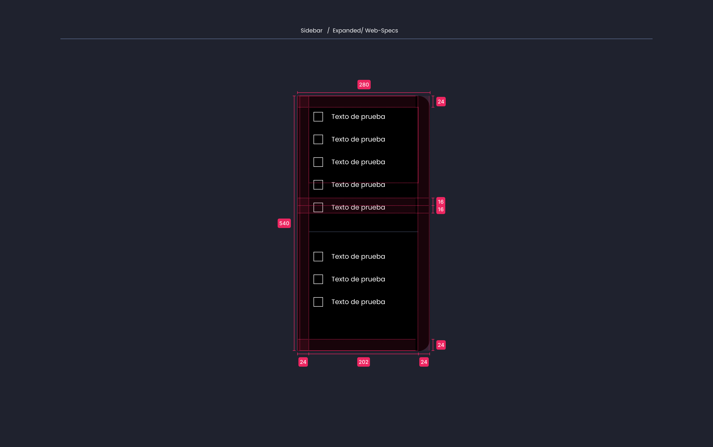 Descripción general | Sidebar | Made with Supernova