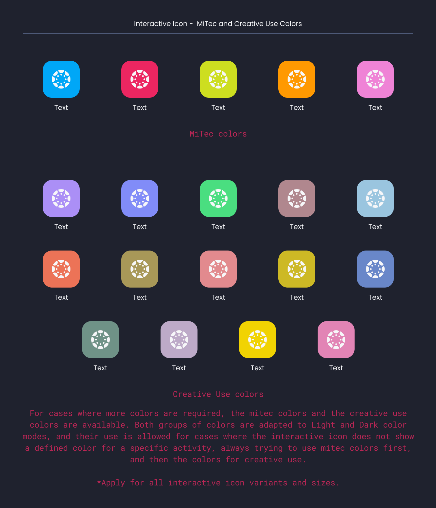 Descripción general | Interactive icon | Made with Supernova