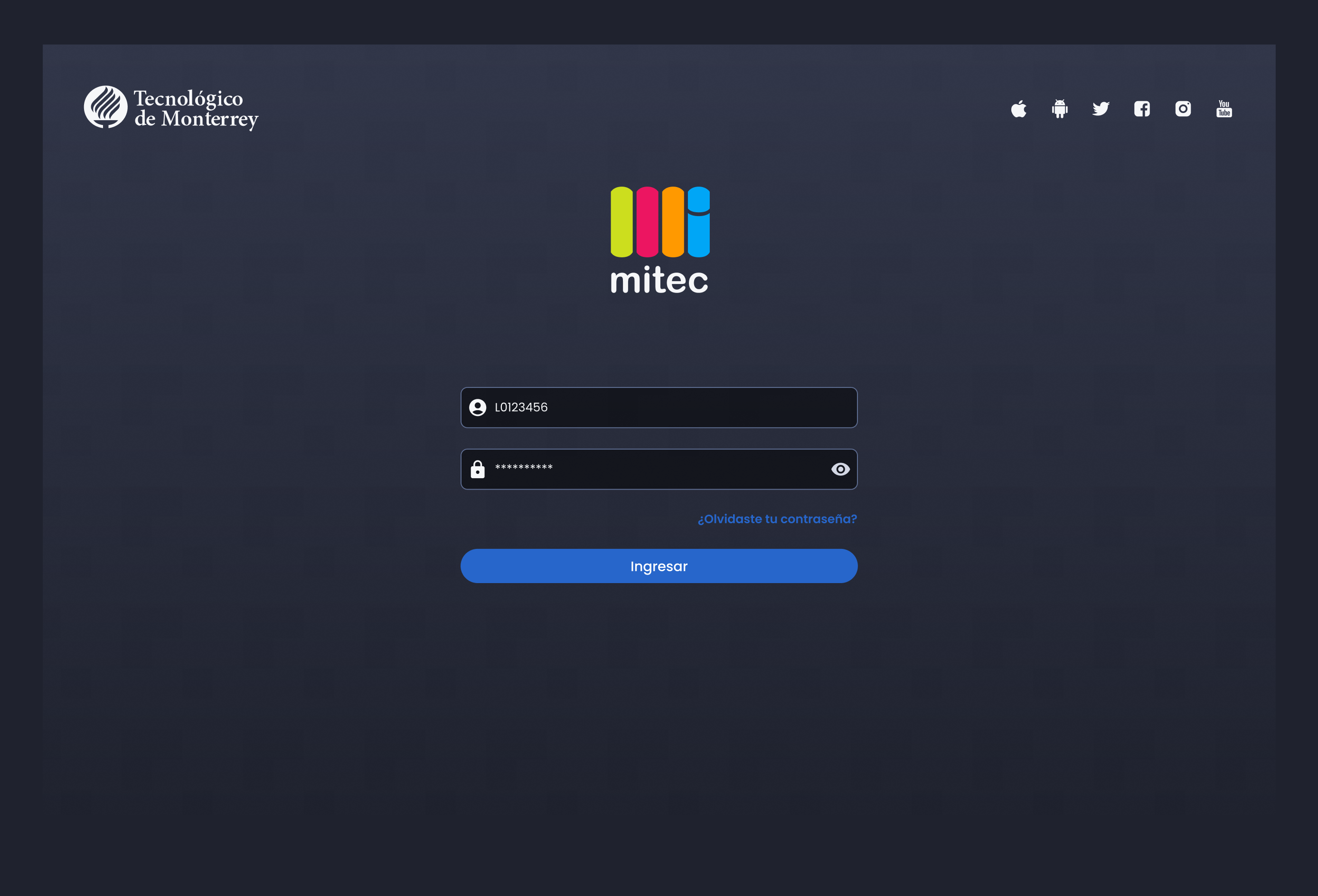 Descripción general | Login layout web | Made with Supernova