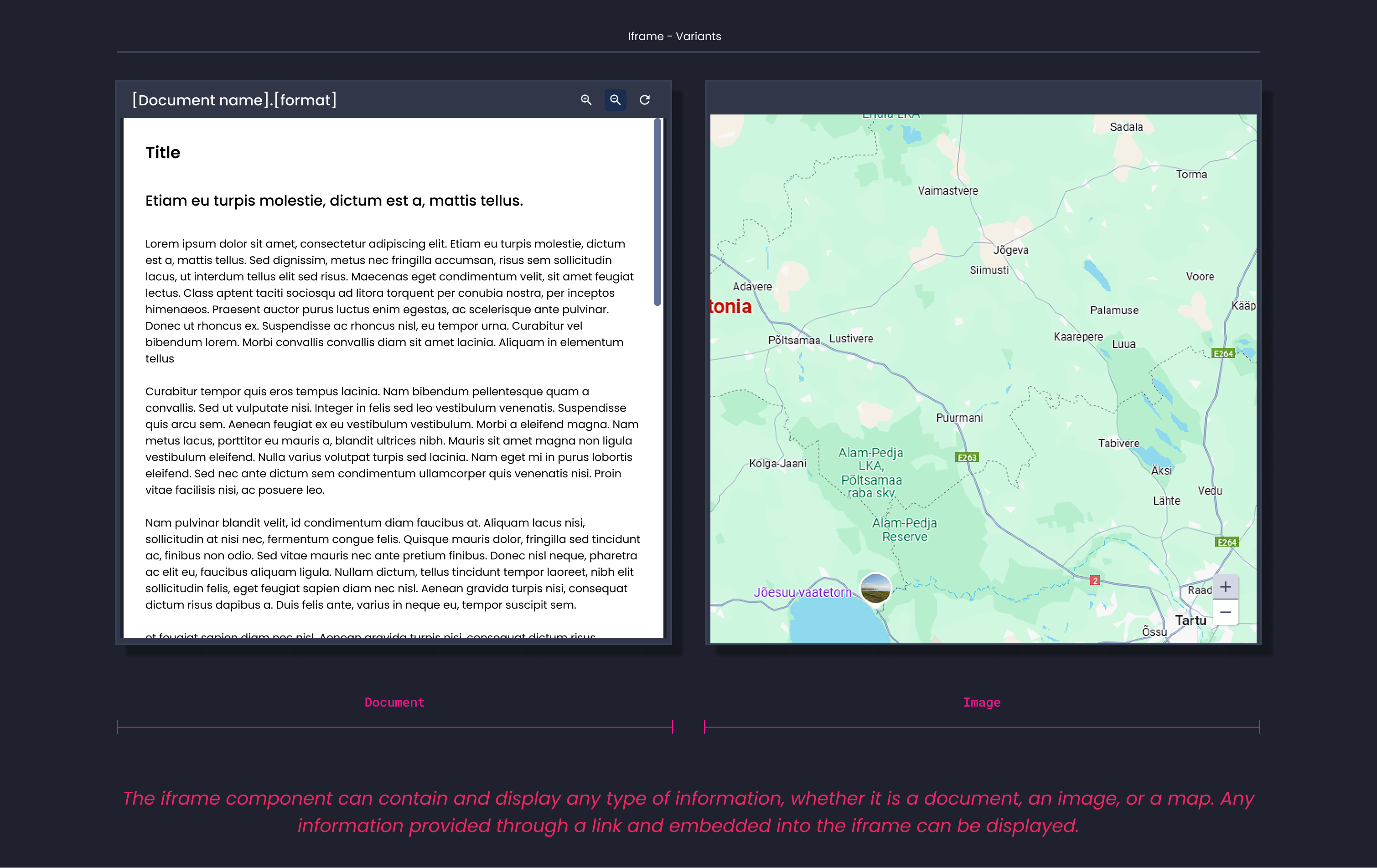 Descripción general | iFrame | Made with Supernova