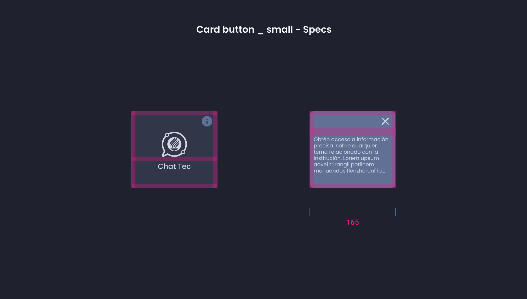 Descripción General | Card button | Made with Supernova