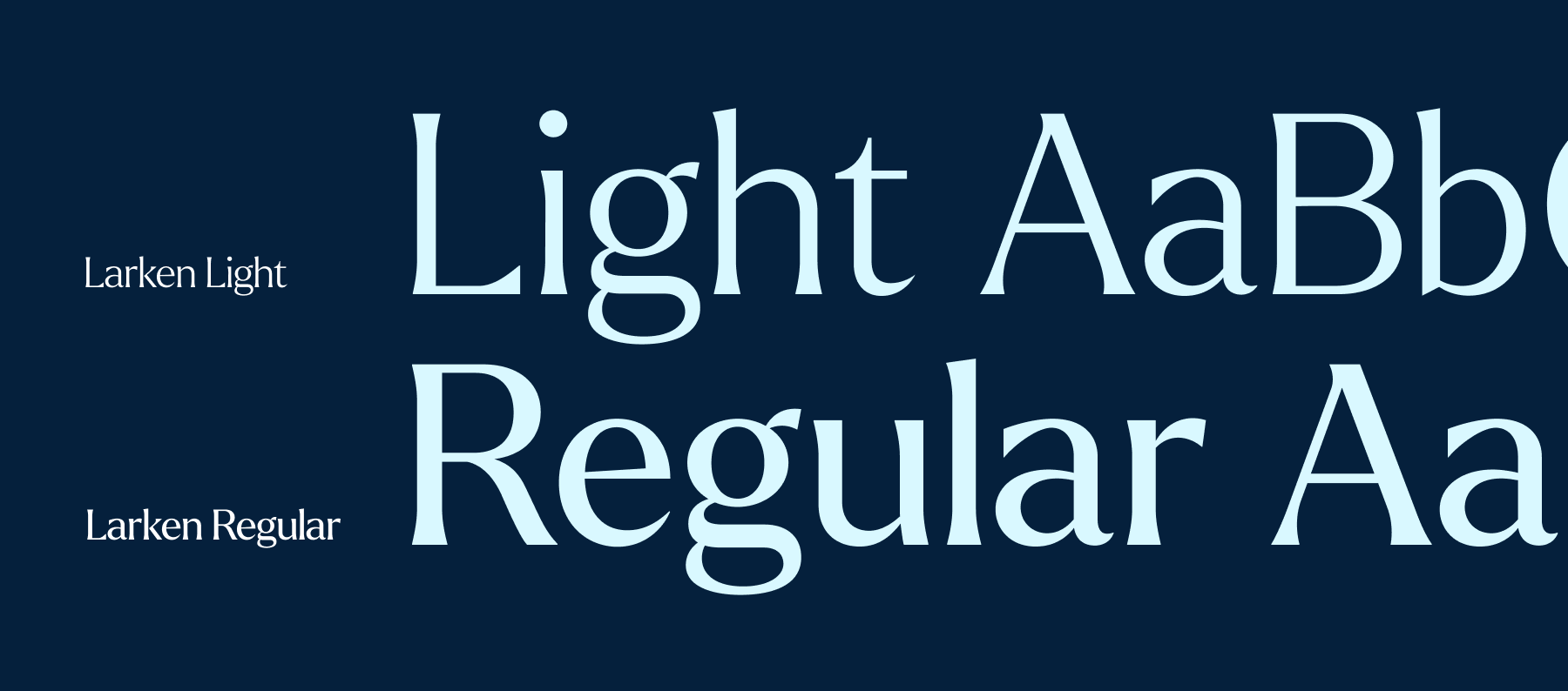 Larken | Typography